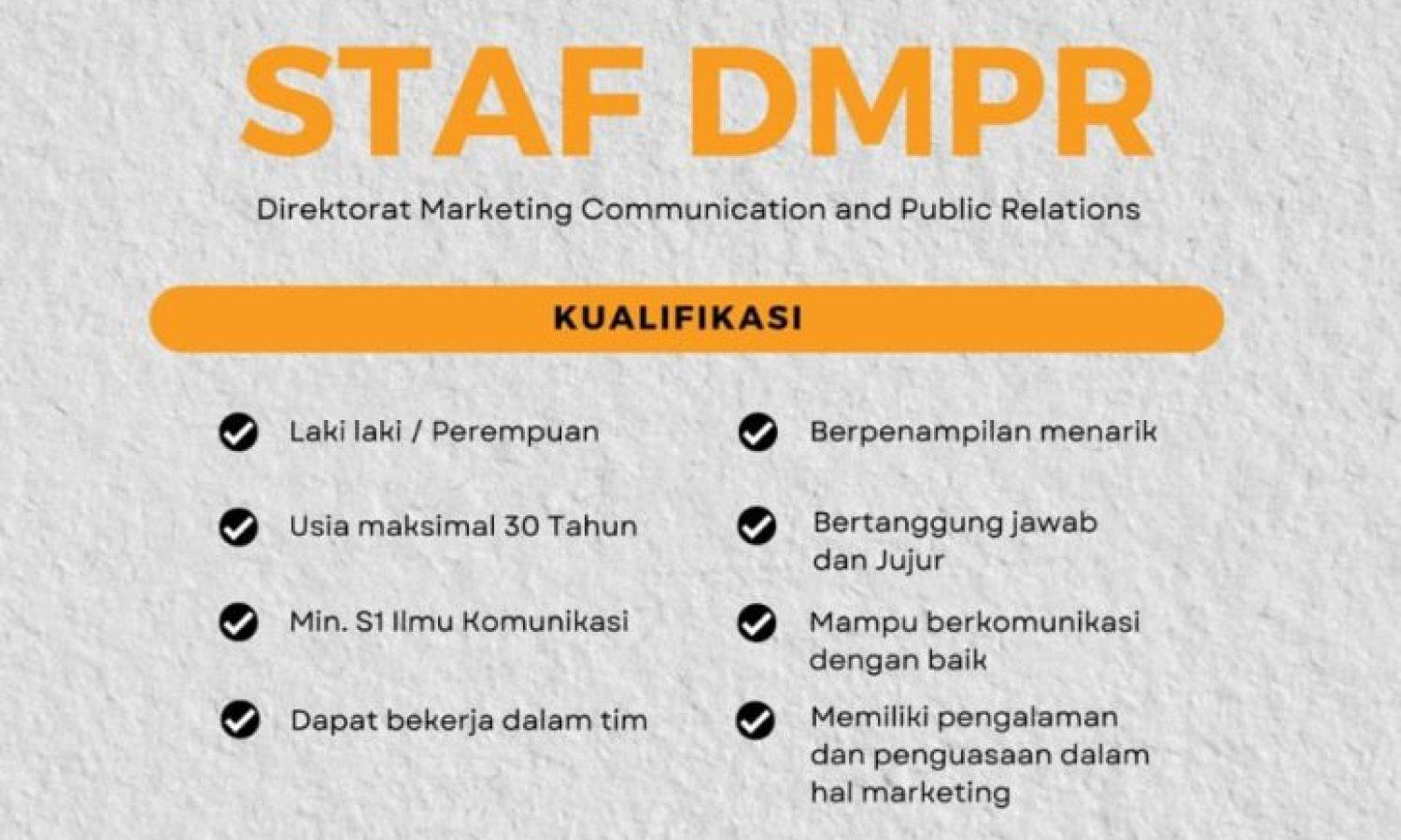 Lowongan Kerja Staf DMPR - Sekolah Tinggi Ilmu Komunikasi Almamater Wartawan Surabaya